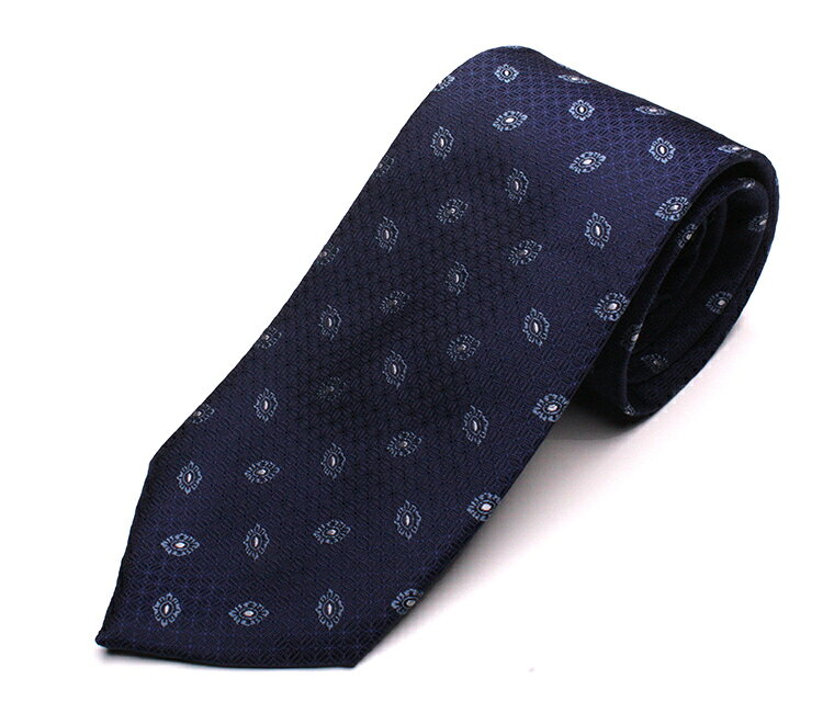 brand Franco Spada（フランコスパダ） style ネクタイ size 大剣幅：約8.0cm　小剣幅：約4.0cm　長さ：約144cm country Hand made in Japan（日本製） color ネイビー小紋...