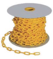 商品説明 注意喚起を促す、進入禁止や境界用のしるしにお使いただけるプラスチック製のチェーンです。 工具などで簡単に切って加工ができます。用途によって長さを選べます。 商品名 プラスチックチェーン 25m イエロー 内容量 1個 サイズ 25...