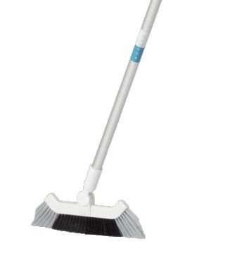 商品説明 コーナーにフィットしてホコリを掃きだす、2段植毛ホーキ。毛の張り出しにより、壁との接触を抑え、静かで快適にお掃除ができます。自由自在で使いやすい。柄は、180度自在に角度が変わり、適切な角度で軽く止まるのでヘッドは常に床面にフィッ...