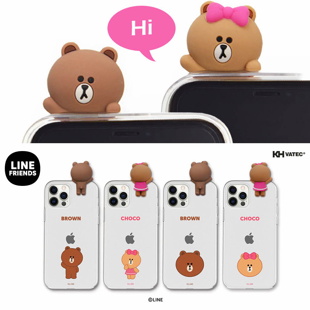 LINE FRIENDSのフィギュア付きソフトクリアケースは、スマホからひょっこり顔を覗かせるキャラクターフィギュアが可愛い、LINE FRIENDSの公式ライセンス品のソフトクリアケースです。 ●キュートなラインフレンズキャラクターのイラ...