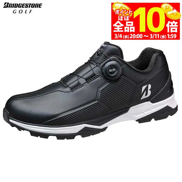 BRIDGESTONE ブリヂストン ゼロ・スパイク バイター ワイド ボア スパイクレス ゴルフシューズ SH2507　2025年モデル 履き心地のゆったり幅広4Eモデル。 新設計ソールによる高いグリップ力と2層インソールによる優れたクッ...