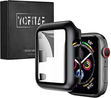 特殊:B08MDWR5Y1ブランド:YOFITAR商品カラー: ブラックサイズ情報:42mm 高級感が溢れるデザイン 装着が簡単 Apple Watchガラスフィルム 保護カバーの融合された革新的な一体型デザイン。取付け道具不要、本体の上か...