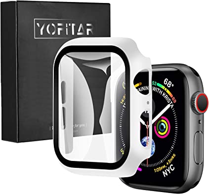 特殊:B08MDWKL4Qブランド:YOFITAR商品カラー: ホワイトサイズ情報:44mm 高級感が溢れるデザイン 装着が簡単 Apple Watchガラスフィルム 保護カバーの融合された革新的な一体型デザイン。取付け道具不要、本体の上か...