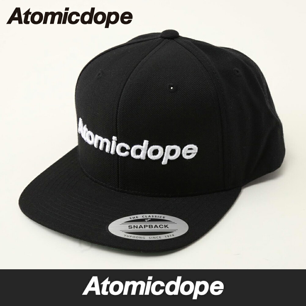 圧倒的な存在感を誇る"Atomicdope Logo"スナップバックキャップ。 絶妙なストリートの空気感を匂わせながらストリートの枠に収まらずハイブランド、ハイブランドヴィンテージやオールブラックスタイルにも相性抜群。 更なるリアルファッシ...