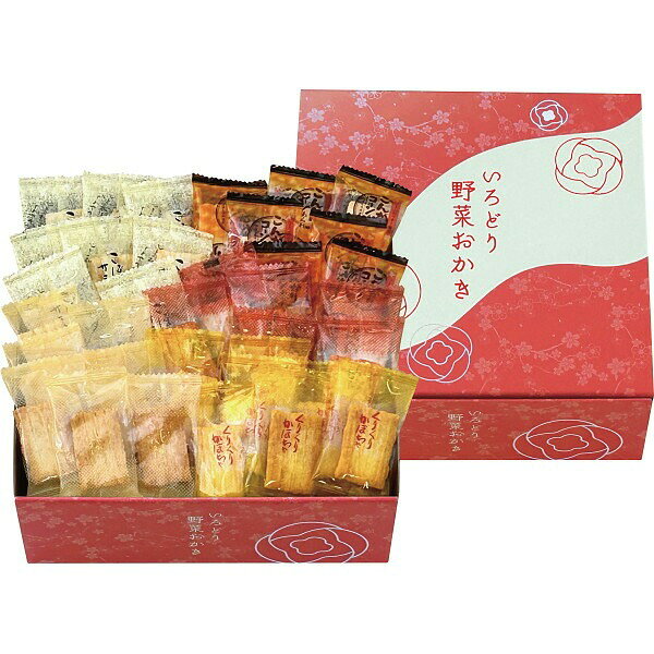 商品詳細商品名いろどり野菜おかき商品番号r26-7587-033メーカー品番IR－2M内容●おかきミックス140gアレルギー●乳成分 ●小麦 ●かに ●大豆 ●鶏肉 ●豚肉 ●りんご ●ごま配送区分常温原産国日本梱包形態化粧箱入箱サイズ：2...
