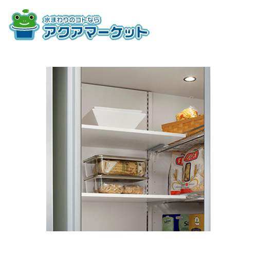 収納するものに合わせて、木製の棚板を追加することができます。カラー：スノーホワイト間口寸法：間口105cmX90cm