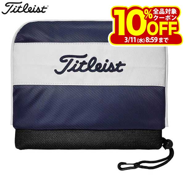 TITLEIST タイトリスト メンズ パフォーマンスクラシック JE ヘッドカバー アイアン用 TA23PCJEIC 41 ネイビー×ホワイト　2025年モデル クラシックなデザインに機能を持たせたコレクション。裾が絞れるループ付。 素材...