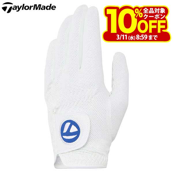 テーラーメイド メンズ プレイヤーズ エアー ゴルフグローブ UN801 M13732 ホワイト　2025年モデル 細やかで軽やかな質感に加え、通気性の高い合成皮革を使用し、快適性をUP 素材 甲部・平部/合成皮革 サイズ 21-26cm ...