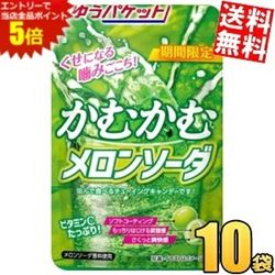 ■メーカー:三菱食品■賞味期限:（メーカー製造日より）300日■かむかむシリーズの中でも人気の高い「メロンソーダ」を今年も発売いたします。外側はシュワッとした炭酸感を感じ、内側はもっちりメロンの風味が香ります。 口いっぱいに爽やかなメロンソ...