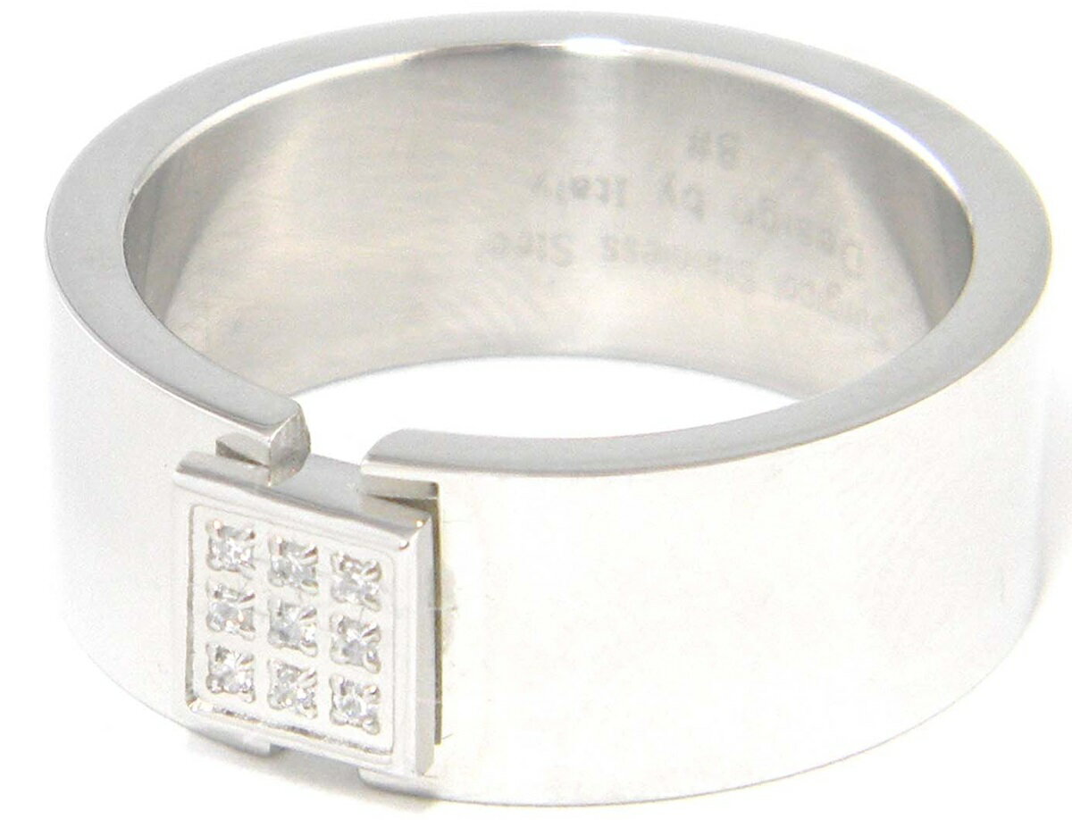 シャープなデザインのラインストーンリングです ダイヤに輝きが近いといわれる人工石・キュービックジルコニアを使用しております◆決済方法/送料のご案内 　　　◆ショップ内検索 ◆カテゴリーTOPへ 　　　 ◆ストアTOPへ ★クールにシックに耳...