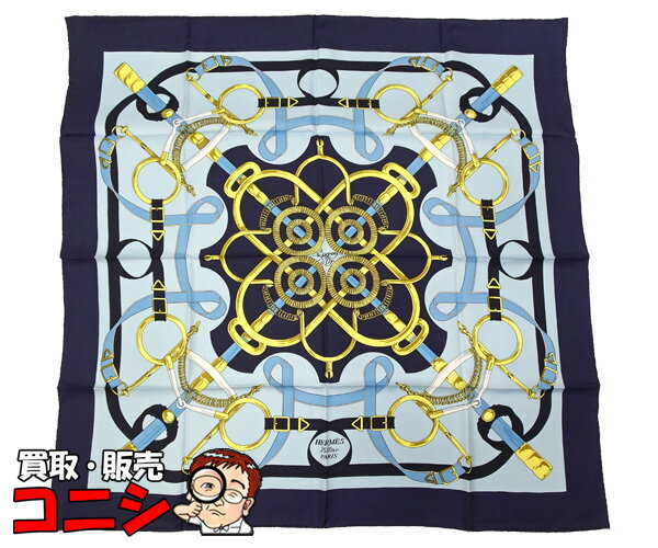 【ひとこと】 エルメスのカレ90が入荷致しました。 定番デザインのエプロン・ドール。落ち着いた色味の合う上品なデザインです。 目立つキズや汚れの少ない状態の良いお品です。 是非、この機会にいかがでしょうか？ 『消費税込み価格・送料無料』の大...