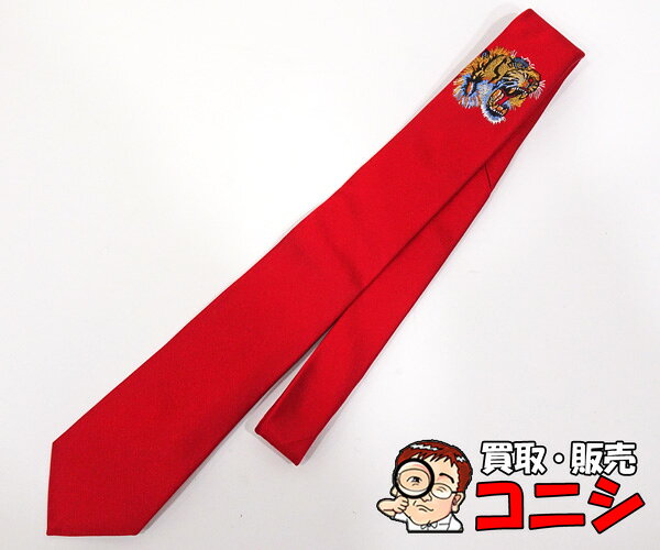 【ひとこと】 グッチのネクタイが入荷致しました。 タイガーを描いたアイコニックなデザインが魅力的です。 目立つ傷や汚れの無いとても状態の良いお品です。 是非、この機会にいかがでしょうか？ 『消費税込み価格・送料無料』の大変、お買い得価格です...
