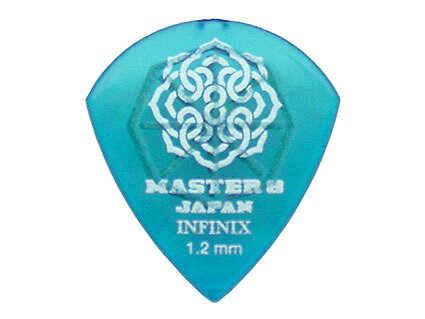 メーカー：MASTER 8 JAPAN 商品名：INFINIX JAZZ with Hard Grip 1.2mm シェイプ=Jazz　厚さ=1.2mm　材質=INFINIX　10枚セット 抜群の柔軟性とこれまでにない耐久性を持ち、ピックノ...