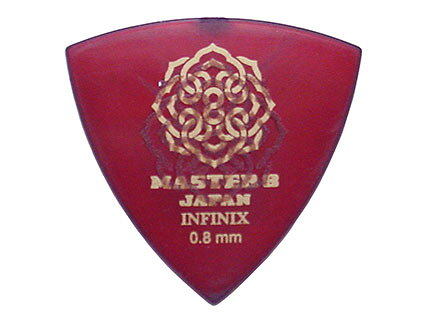 メーカー：MASTER 8 JAPAN 商品名：INFINIX TRIANGLE with Hard Grip 0.8mm シェイプ=Triangle　厚さ=0.8mm　材質=INFINIX　10枚セット 抜群の柔軟性とこれまでにない耐久性...