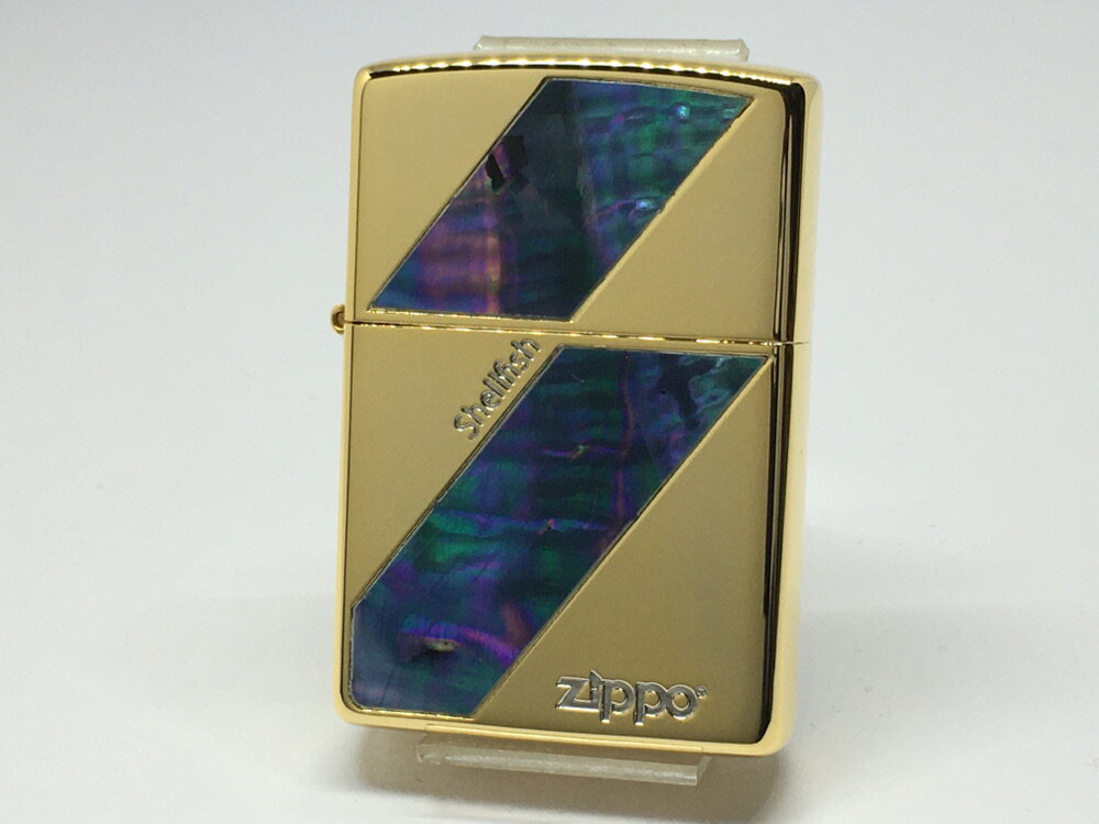 ギフト対応 主な特長 ●ZIPPOレギュラーサイズベース ●両面エッチング ●貝貼り ●ゴールドメッキ ●ポリッシュ仕上げ ●金タンク ●底面の刻印は異なる場合がございます。 ●保証書・箱 備考