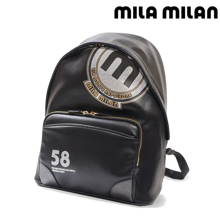 ■ブランド mila milan ■状態 新品・未使用 ■サイズ 約30cm×約40cm×約16cm （必ず実寸をご参考下さい。誤差はご容赦下さい） ■素材 ポリウレタン / PVC ■カラー ブラック ■商品説明 ミラミラン mila m...