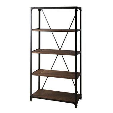 ◆ヴィンテージ風ラック4段 DIS-938BK◆ スチールと天然木の異素材を組み合わせた 存在感のあるラックは、置くものを引き立てます。 細かな装飾とこだわりの塗装は、 深みのあるヴィンテージ感を生み出します。 高さ約180cmで収納力も抜...