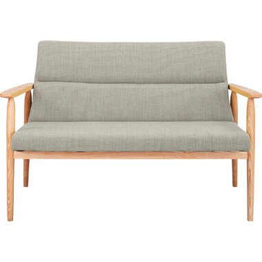 ◆リズ 2人掛けソファ RTO-882BE◆ シンプルな洗練されたデザインのアームチェア 落ち着いた色合いの座面クッションと なめらかな天然木のフレームが絶妙にマッチ。 【素材】　天然木(アッシュ) ウレタン塗装 ポリエステル コットン 【...