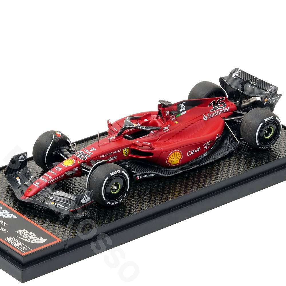 1/43スケールのBBR MODELS製のF1-75のモデルカー。 ・グランプリ：2022年 オーストラリアGP ・マシン名　：Ferrari F1-75 ・ドライバー：シャルル・ルクレール ・タイヤ　　：ハード ■スペック 対象年齢：18...