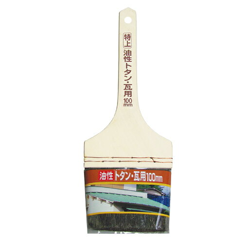 アサヒペン　特上油性トタン用　100MM　OP−100 JAN：4970925202901 メーカー：（株）アサヒペン / ブランド：アサヒペン / 原産国：中国 仕様 ●適合塗料：油性塗料 仕様（詳細） ●毛材：馬毛・化学繊維の混毛