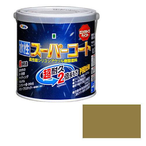 ◆水性多用途塗料 超耐久！超多用途！◆特長◆●特殊フッ素樹脂、シリコン架橋システム及び紫外線劣化防止剤(HALS)の相乗効果により、汚れにくく、耐久性が格段に優れた高性能塗料です。 ●白系塗料には自動車用塗料にも使用されている高耐候性二酸化...