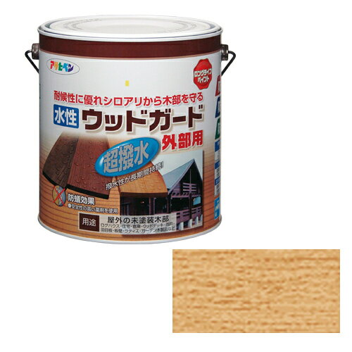 ◆木目を生かした水性木部用途料 はっ水効果や防蟻効果で木部を守る◆特長◆●合成樹脂(アクリル・ウレタン)塗料(水系) ●水性で塗りやすく、低臭タイプの木部専用塗料です。 ●木目を生かした美しいステイン仕上げができ、日光や雨に強く耐候性が優れ...