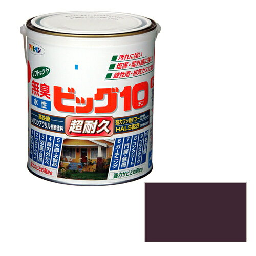 ◆水性多用途塗料 強力フッ素パワーで汚れに強い！◆特長◆●特殊フッ素樹脂、反応硬化型シリコン変性アクリル樹脂、紫外線劣化防止剤（HALS）の相乗効果により、汚れにくく、耐久性が格段にすぐれた高性能塗料です。 ●白系塗料には自動車用塗料にも使...