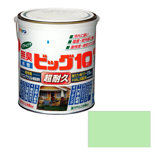 ◆水性多用途塗料 強力フッ素パワーで汚れに強い！◆特長◆●特殊フッ素樹脂、反応硬化型シリコン変性アクリル樹脂、紫外線劣化防止剤（HALS）の相乗効果により、汚れにくく、耐久性が格段にすぐれた高性能塗料です。 ●白系塗料には自動車用塗料にも使...