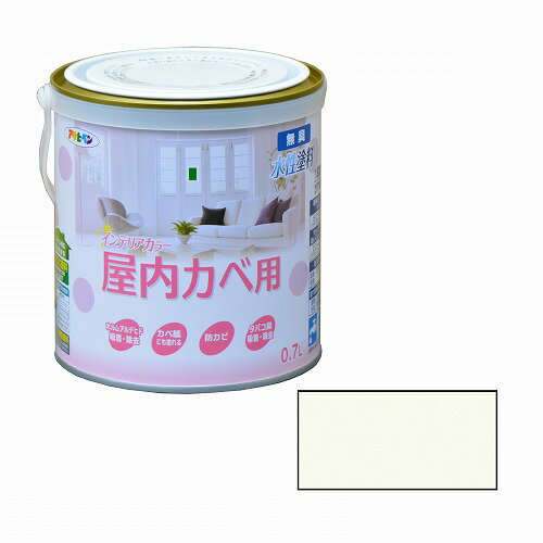 ◆カベ紙の上に直接塗れる塗料◆特長◆【屋内カベ用】 ●塗料に含まれるVOC（揮発性有機化合物）は0.1%以下であり、シックハウスの原因とされるホルムアルデヒドを吸着・除去する環境保護塗料です。 ●カベ紙・ビニールカベ紙の上にも塗ることができ...