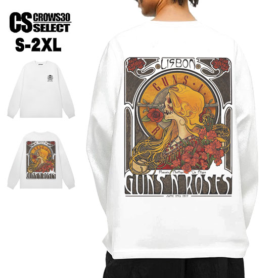 当店の洋服は細身シルエットになります。インポート商品など、サイズ交換・返品などが出来ない商品も数多くありますので、採寸表を必ず確認のうえ、ご注文いただきますよう、お願いいたします。[CROWS 30 SELECT]バックグラフィックロングT...