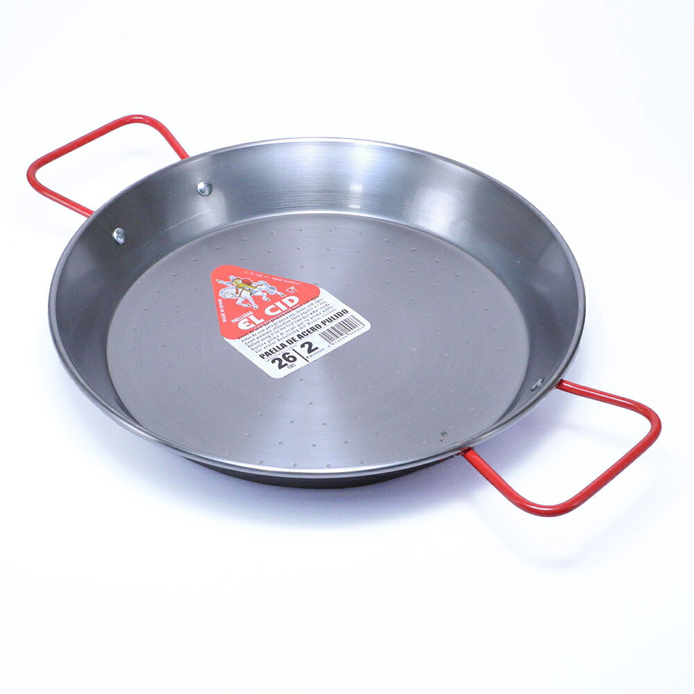 ●スペインのパエリア（パエジャ）の本場であるバレンシアで生産されたパエリア専用フライパン●アウトドア、BBQにも使える、人気のスペイン料理パエジャ2人用パエリヤ鍋を即日発送します●ガスの直火やオーブンで調理するプロ仕様です。IH調理器には対...