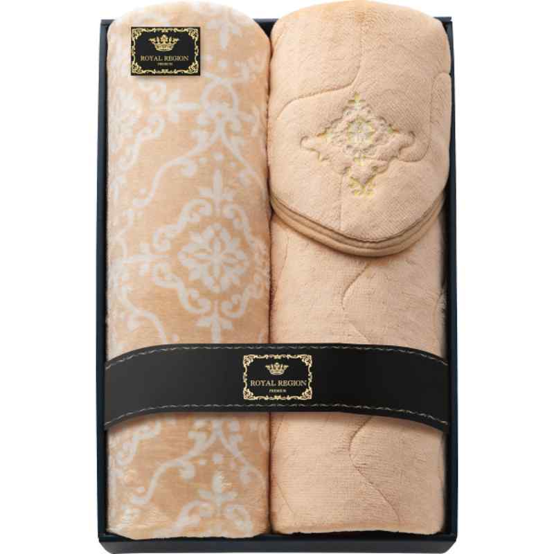 商品内容 四隅バンド付（敷パット） ブランドロイヤル・レジオン メーカー品番RRC-10002 商品サイズ（毛布）約140×200cm・（敷パット）約100×205cm 商品材料（毛布）ポリエステル100％、（敷パット）側地＝（表）ポリエス...