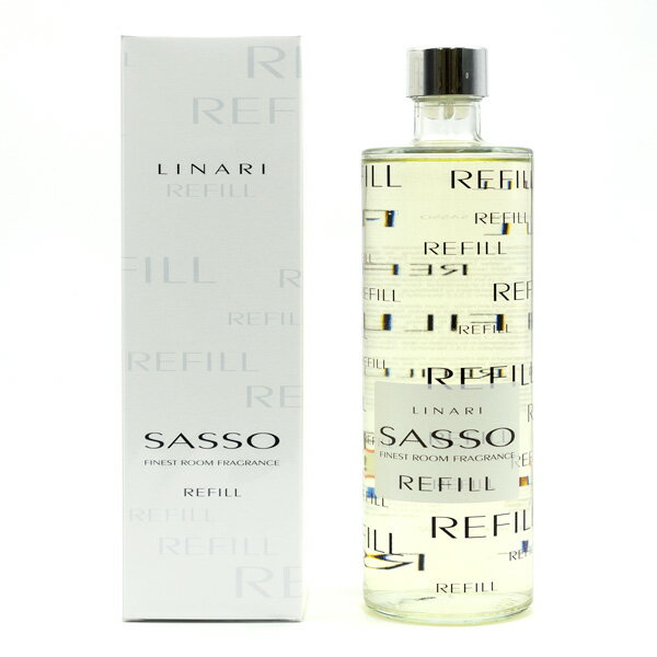 リナーリ(LINARI) サッソ(SASSO) 交換用リフィル 500ml ブランドリナーリ(LINARI) 商品名サッソ(SASSO) タイプ500ml 交換用リフィル 容量約 500ml 持続期間約6?8ヶ月 セット内容リフィル、プレー...