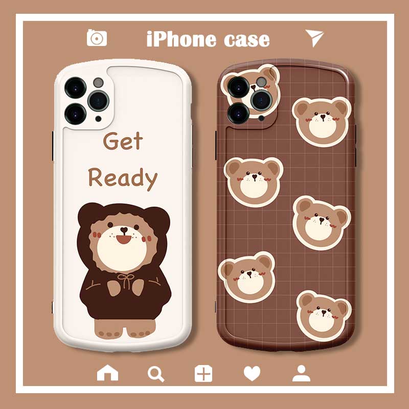 ■商品説明■ 商品概要 クマのキャラクターがデザインされた商品です。 背景がホワイトorブラウンの2種類があり、お好きなカラーをお選び下さい。 商品はシリコン素材で出来ております。 取扱機種 iPhone7(アイフォン7) iPhone7 ...