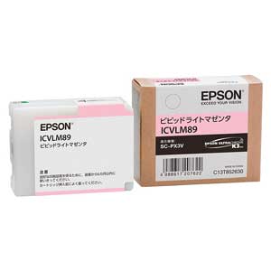 メーカー：エプソン■エプソンICVLM89 [ビビッドライトマゼンタ]の参考情報　【メーカーお取り寄せ】＊参考情報は万全を保証致しかねます。正確な情報はメーカーサイト等にてご確認下さいませ。■インクの事なら いーぐる にお任せ下さい!■いー...