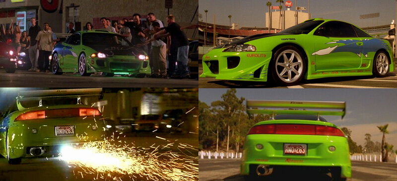 【楽天市場】"THE FAST AND THE FURIOUS" "BRIAN'S 1995 MITSUBISHI ECLIPSE"(Paul ...