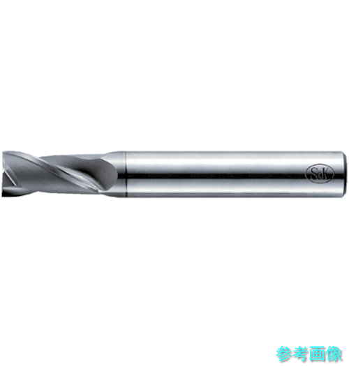 メーカー：（株）三興製作所 在庫状況：仕入先在庫品 納期：お支払い確認後の3営業日以内出荷予定（欠品時は早急にご連絡致します。） 商品特長： ●Pコーティングにより表面平滑度・耐摩耗性に優れています。●仕上加工用の2枚刃エンドミルです。 用...