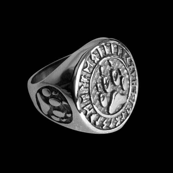 海外からの発送となりお届けに2週間程度を頂いております。予めご了承くださいませ。商品名316 ステンレス スチール クマ 爪 指輪 リング バイキング 足 お守り パンク メンズ レディース オーディン ルーン ジュエリー北欧 くま 爪 ク...