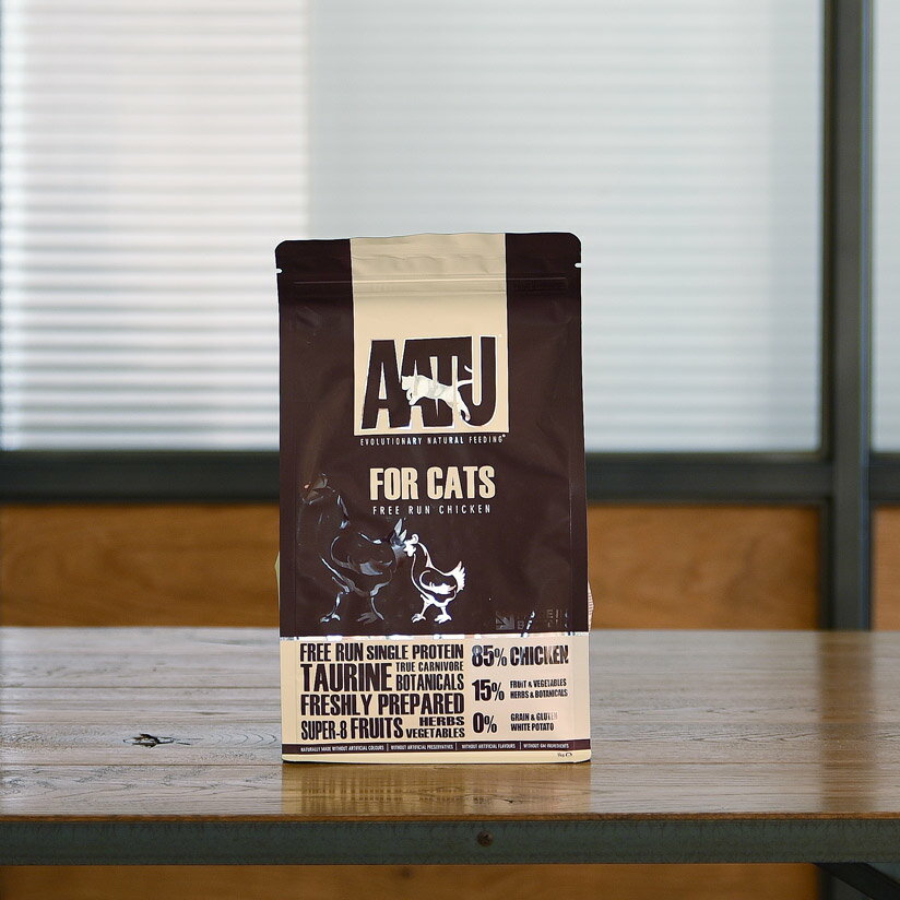 ■AATU ドライフード フォーキャット チキン 1kg 猫は健康維持のために肉に多く含まれるタウリン、アルギニン、トルプトファン等のアミノ酸を必要としています。 猫用AATU（アートゥー）は猫の生理的欲求や生物学的必要性に基づいて開発され...