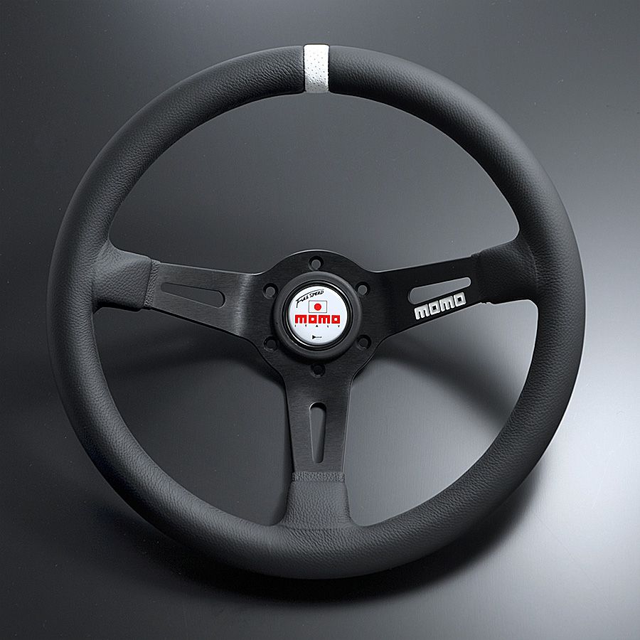 商品名MOMO 【正規品輸入品】 FULL SPEED フルスピード 328Dカラー・サイズBKレザー/BKスポーク WHITE備　考メーカー希望小売価格(税込)：\46,200その他：MOMO×FORTUNE コラボボス（ハブ）・アースリ...