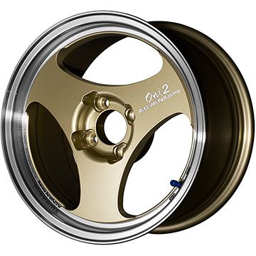 ホイールYOKOHAMA アドバンレーシング ONI2ホイールサイズ6.00-14HOLE/PCDインセットF：4H/100【インセットについて】ご登録頂いたお車に適合するサイズをご用意させて頂きます。ご指定がある場合は備考にご記載下さい。...