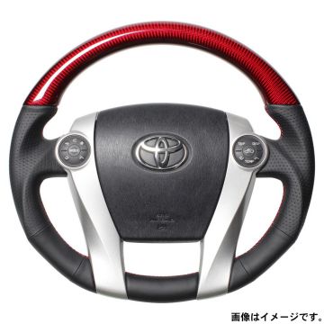商品名REAL レアル ステアリング プレミアムシリーズカラー・サイズレッドカーボン (レッド×ブラック ユーロステッチ)備　考メーカー希望小売価格(税込)：\68,200その他：品番：30-BS-RDC-RD 適合：アクア (NHP10系...