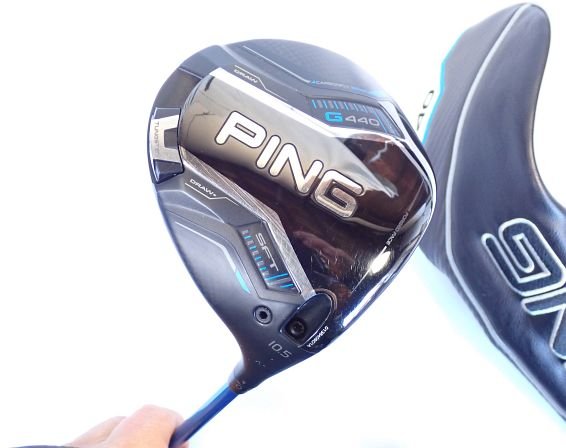 商品説明 ◎メーカー ：ピン 日本仕様◎商品名 ：G440 SFT ◎シャフト ：◎フレックス：R ◎総重量：287g◎ヘッドカバー：画像のものになります。(写っていない場合付属しておりません)◎ランク：ソール　B　　クラウン　A　　フェイ...