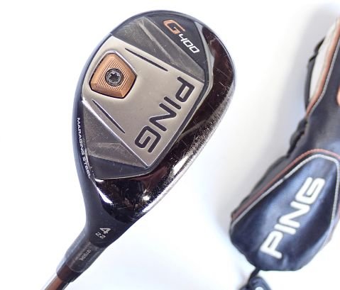 商品説明 ◎メーカー ：ピン 日本仕様◎商品名 ：G400 ◎シャフト ：TOUR 173-85◎フレックス：R ◎総重量：358g◎ヘッドカバー：画像のものになります。(写っていない場合付属しておりません)◎ランク：ソール　B　　クラウン...