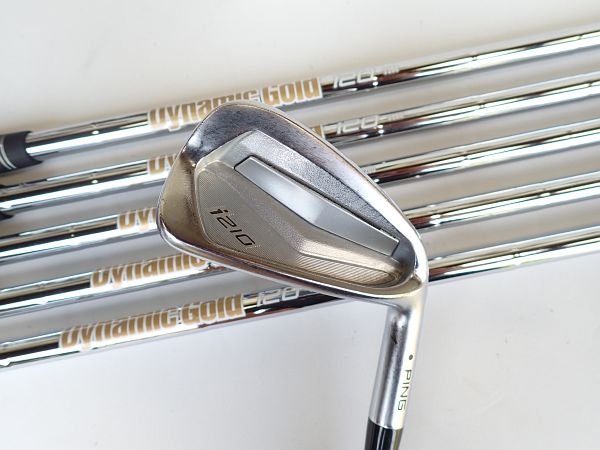 商品説明 ◎メーカー：ピン◎商品名：i210 ◎シャフト：Dynamic Gold 120◎フレックス：S200 ◎総重量：(#5) 408g◎バランス：D3◎長さ：38.25インチ◎コメント： シャフト全体に少し錆あります◎ランク：ソール...