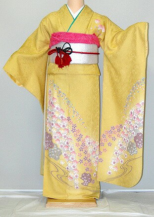 標準サイズ 19,800円【振袖17点セット】振袖・袋帯（又は袴）・長襦袢・帯締め・帯揚げ・重ね衿・草履・バッグ・肌襦袢・裾除け・腰紐5本・前板・　衿しん・伊達締め2本（マジックベルト）・帯枕・ショール（季節によって）・コーリンベルト さら...