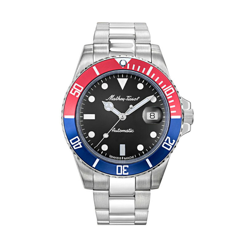 サイズ フェイス：約 φ42mm×13.5mm（リューズ除く） 色 ダイヤル：ブラックケース：シルバーストラップ：シルバー 素材 ケース：ステンレススティール316L風防：サファイアガラスストラップ：ステンレススティール316L ムーブメン...