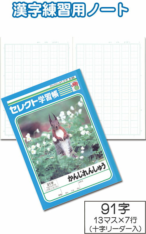 【検索ワード】文具/文房具/筆記用具/小学校/入学/入学準備/入学祝い/大量/粗品/景品/子供会/1年生/2年生/3年生/4年生/5年生/6年生/勉強/学習/新学期/塾/学習ノート/【RCP】激安商品！漢字練習用ノート ●こちらのページは、...
