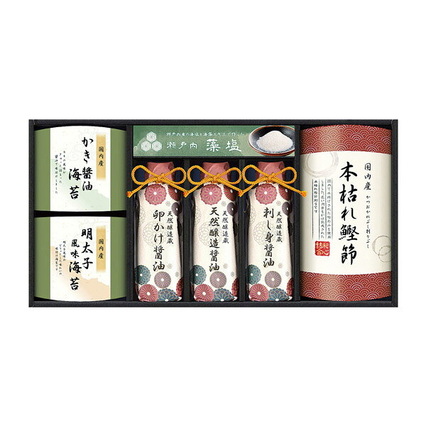 天然醸造製造の醤油と、和食セットの詰め合わせです。価格内訳・商品価格：4,320円(税込)・税率：8％・送料：送料無料商品内容・セット内容:かき醤油海苔（8切6枚）・明太子風味海苔（8切6枚）・卵かけ醤油200ml・刺し身醤油200ml・天...