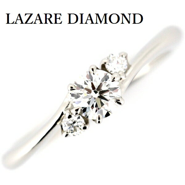 ラザールのダイヤモンドリングです。 ダイヤモンドは、ニアカラーレスグレードのGカラー、ルーペでもインクルージョンの発見が困難なVS1、バランス良くカットが施されておりますので美しく輝きます。 サイドにも、テリ・透明度の良い、高品質なダイヤモ...